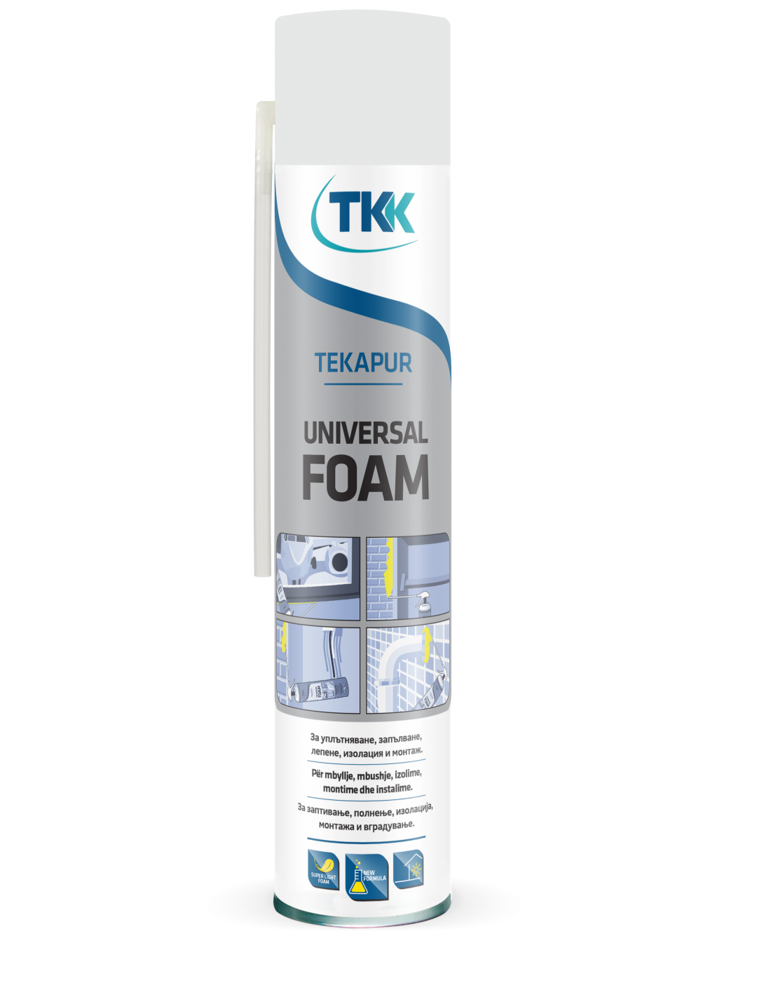 Tekapur universal spuma poliuretanica spray 750ml